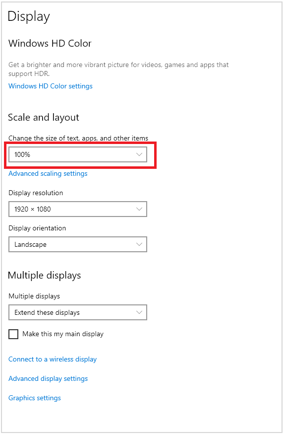 Apps look cut-off or displayed improperly – Medit Help Center