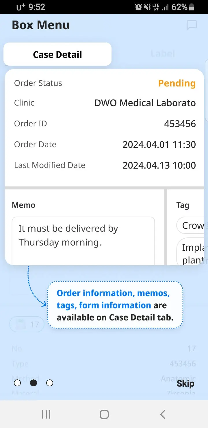 📖 Case Box/Order Box/In Box/Work Box – Medit Help Center