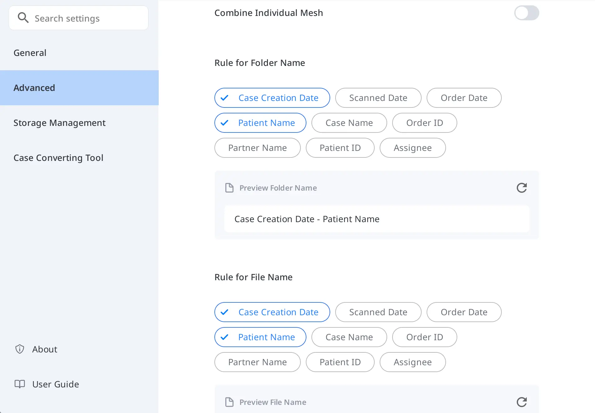 📖 Settings – Medit Help Center