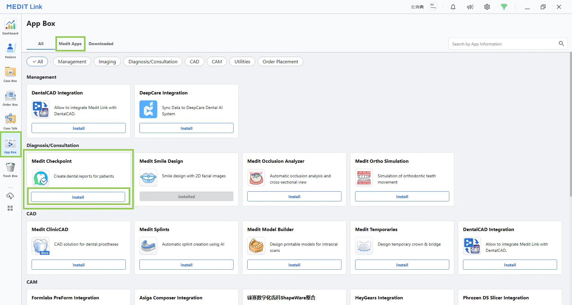 📖 [Checkpoint] Übersicht und allgemeine Informationen – Medit Help Center